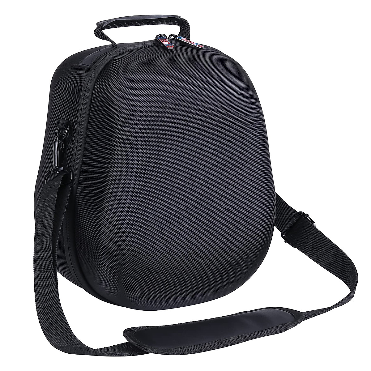 khanka Hard Travel Case Replacement for Sony PlayStation VR 2, Carrying Case with Shoulder Strap and Lens Protector Cover, Compatible for PSVR2 Controller and PSVR2 Headset (Black)