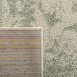 SAFAVIEH Adirondack Collection Area Rug - 8' x 10', Ivory & Sage, Oriental Distressed Design, Non-Shedding & Easy Care, Ideal for High Traffic Areas in Living Room, Bedroom (ADR109V)