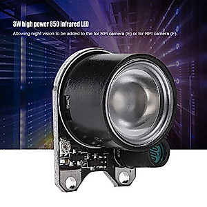 Infrared LED Light Board, Camera Night Vision Module 850 Infrared LED 2 Pieces 3W High Power Highly Durable for Raspberry for Camera for DIY