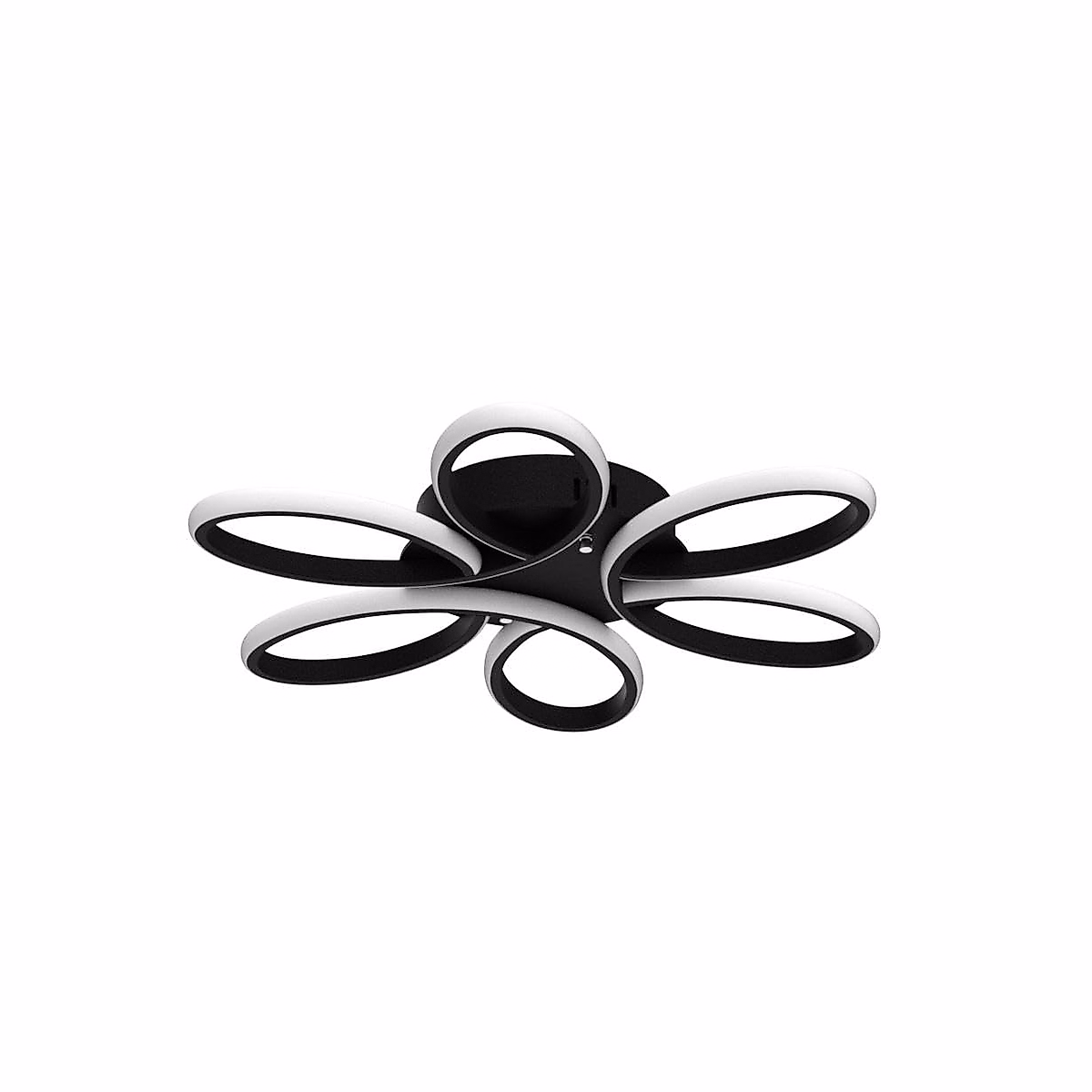 LOFAHS Modern LED Ceiling Light Fixture with Remote Control Lamp Dimmable Ceiling Chandelier for Living Room Dinning Room Bedroom Kitchen Home Lighting (23 inch/60CM 70W)