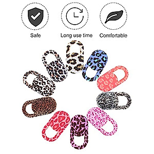 SOLUSTRE 10pcs Slide for Thin Pattern Blocker Ultra Pro Laptop Phone Blockers Camera Slider Privacy Tablet Webcam Cover Leopard Protection