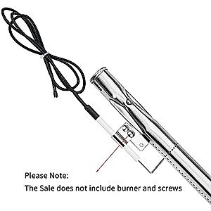 Hisencn 6 Outlets Tact Push Button Chrome Coated Universal Spark Generator Switch, Grill Ignitor Kit for Home Depot Nexgril 720-0830H, 720-0830D, 720-0888, 720-0888N and Most Nexgrill Grill Models