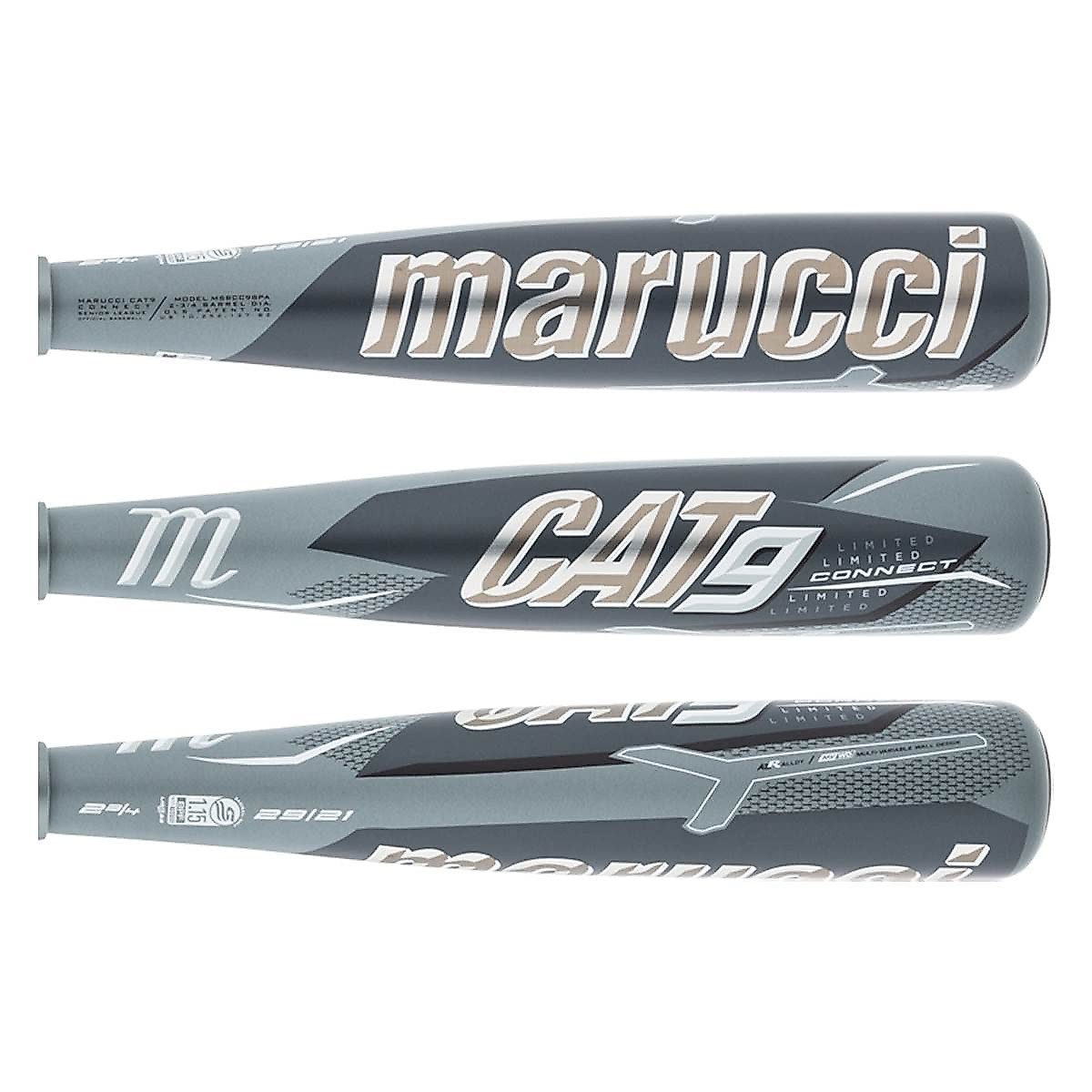 Marucci CAT9 Connect -8 USSSA Baseball Bat | 2 3/4" Barrel | 30" / 22 oz | Special Edition Colorway | 1.15 BPF Approved | MSBCC98GS