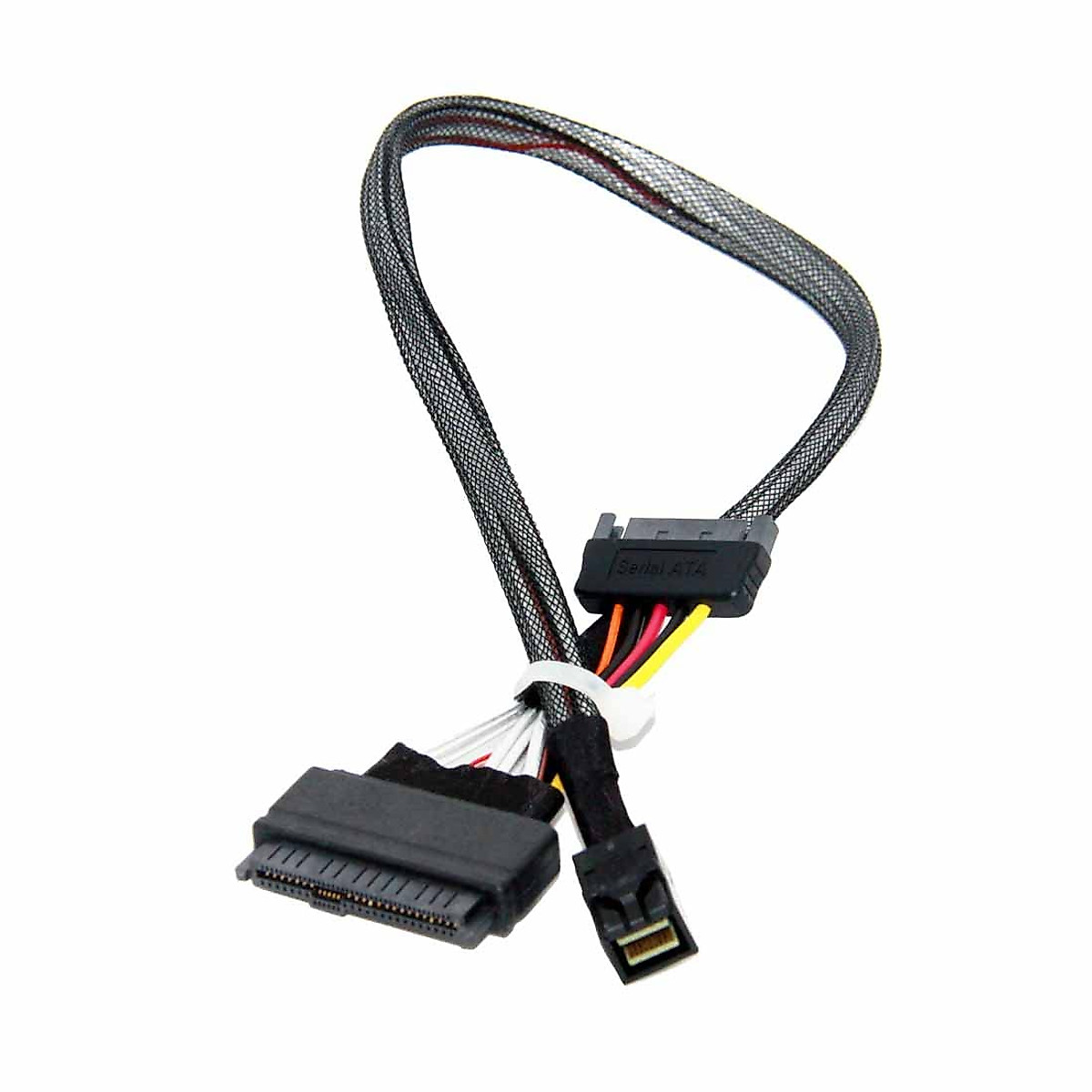 Dilinker 𝐃𝐢𝐋𝐢𝐧𝐤𝐞𝐫 50CM HD Mini-SAS(SFF-8643) to U.2 (SFF-8639) NVMe SSD Cable