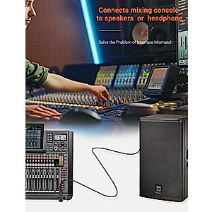 WILLIZTER Right Angled 6.35mm 0.25 inch TRS 3 Pole Male to 3.5mm Female 90 Degree Adapter Converter Extension Extender Stereo Auxiliary AUX Headphone Audio Jack Plug Wire Cord 3 Pack