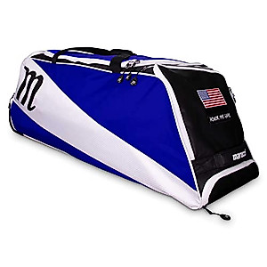 Marucci Wheeled Utility Bag, Royal Blue/White