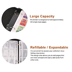 MZZNX 495 Pockets Binder Holder for Animal Crossing Mini Amiibo Cards, 1.3"x1" ACNH NFC Tag Game Mini Cards Holder (Tools)