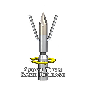 AMS Bowfishing Chaos QT (Quick Turn) Arrows (White)