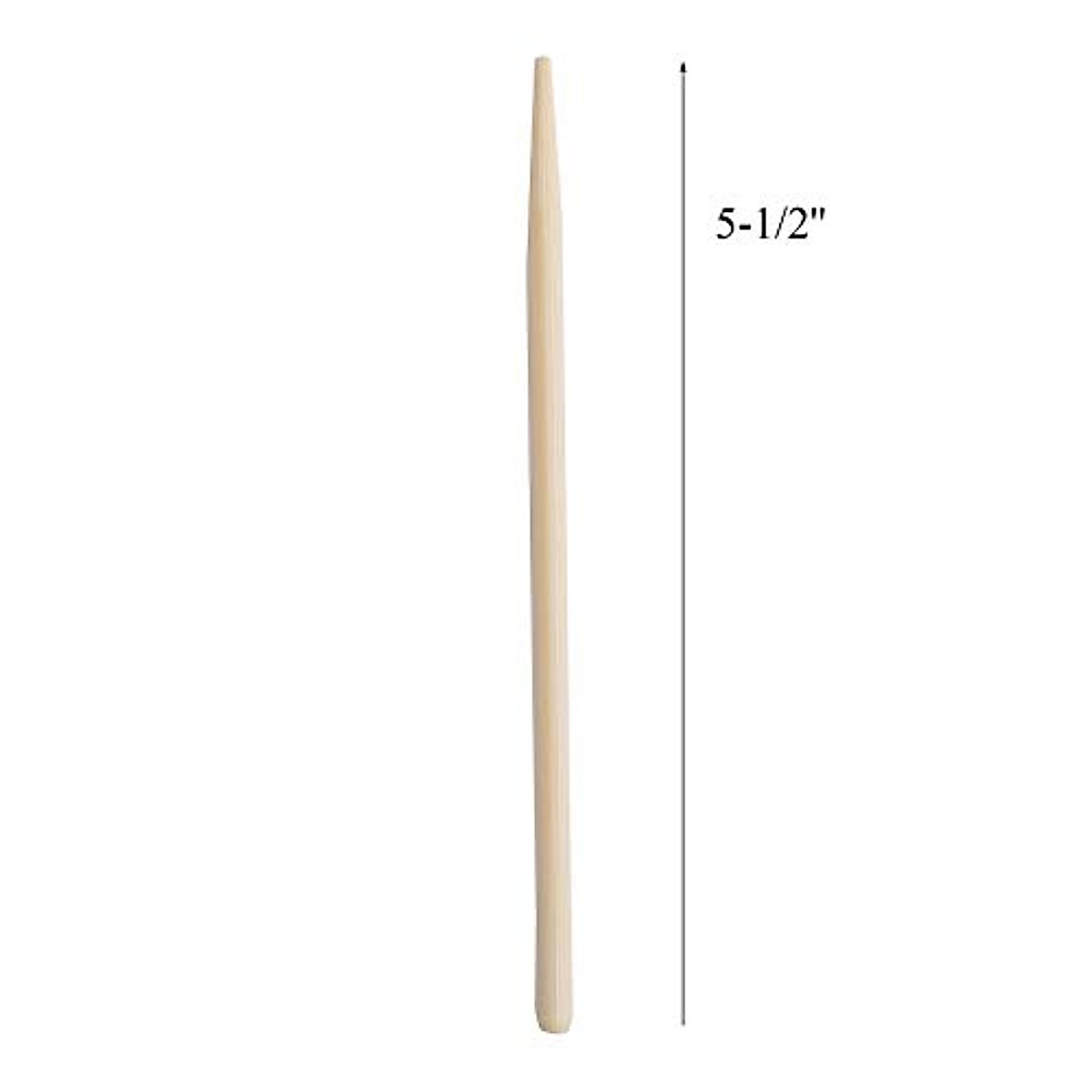 Yesland 1000 Pack Candy Apple Sticks - 5.5 Inch 5mm Sturdy Bamboo Sticks for Caramel - Wooden Skewer Sticks for BBQ, Corn Dog, Corn Cob, Cookie, Lollipop & Kabob