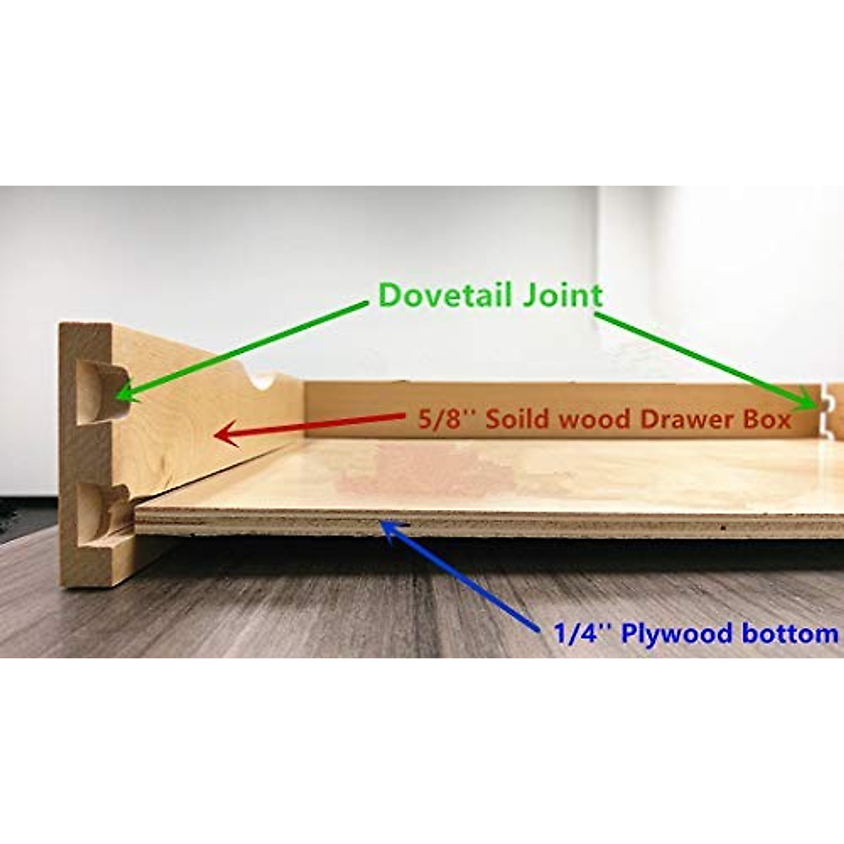 29'' Width Cabinet Roll Out Tray Wood Pull Out Tray Drawer Box Kitchen Cabinet Organizer, Cabinet Slide Out Shelves, Include Side Mount Drawer Tracks Glides Wood Spacers -DIY (Fit RTA Face Frame B33)