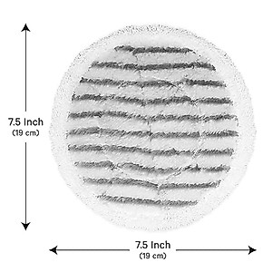GearHill Shark Steam Mop Replacement Pads, 6 Pack Gray Microfiber Pads for Shark S7001, S7000, S7201, S7001tgt, S7000amz and S7201 Series, Suitable for Hard Floors