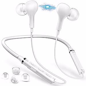 Wireless Earbuds, TITACUTE Bluetooth Headphone NeckBand Earphone for Samsung S22 S21 S20 Galaxy Z Flip 3 A53 iPhone 13 Pro Max 14 12 11 Google Pixel 6 Magnetic Neck Strap Sport Headset with Microphone