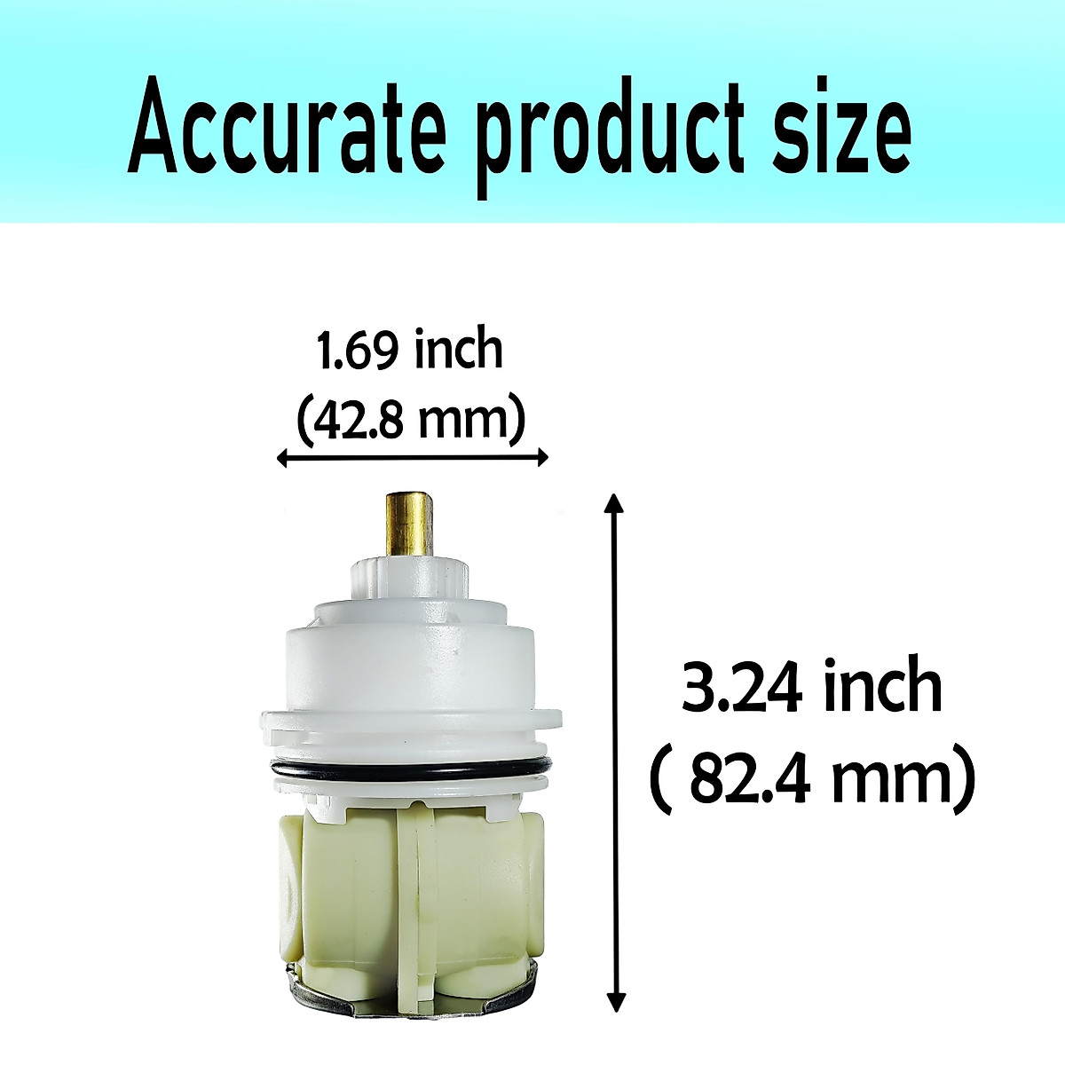 ALITZ RP32104 Shower Cartridge Replacement,compatible with Delta Monitor 1700 Series (1998-2005), compatible with Delta 1500/1700 Series made before 2006
