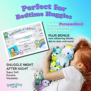 Unicorns Gifts for Girls Unicorn Stuffed Animals for Girls- Unicorn Toys for Girls Age 3 4 5 6 7 8 Year Old Little Girl Toys Plushies Stuffed Animal Plush Squishies Rainbow Toy Purse Little Girl Gifts