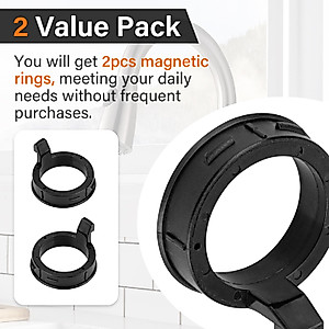 RP80977 Magnet Faucet Magnetic Ring Replacement Kit for Delta Kitchen Faucet, Plumbing Replacement Parts (2Pcs)