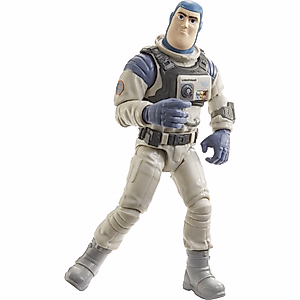 Mattel Disney and Pixar Lightyear Large Scale XL-01 Buzz Lightyear Action Figure with 14 Movable Joints, 12-inch Collectible Inspired by the Movie
