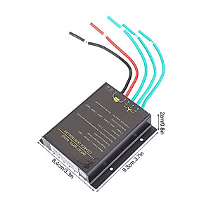 Wind Charge Controller DEALPEAK 48V Wind Turbine Generator Controller IP67 Waterproof MPPT Boost Charging Overcharge Protection Accessory