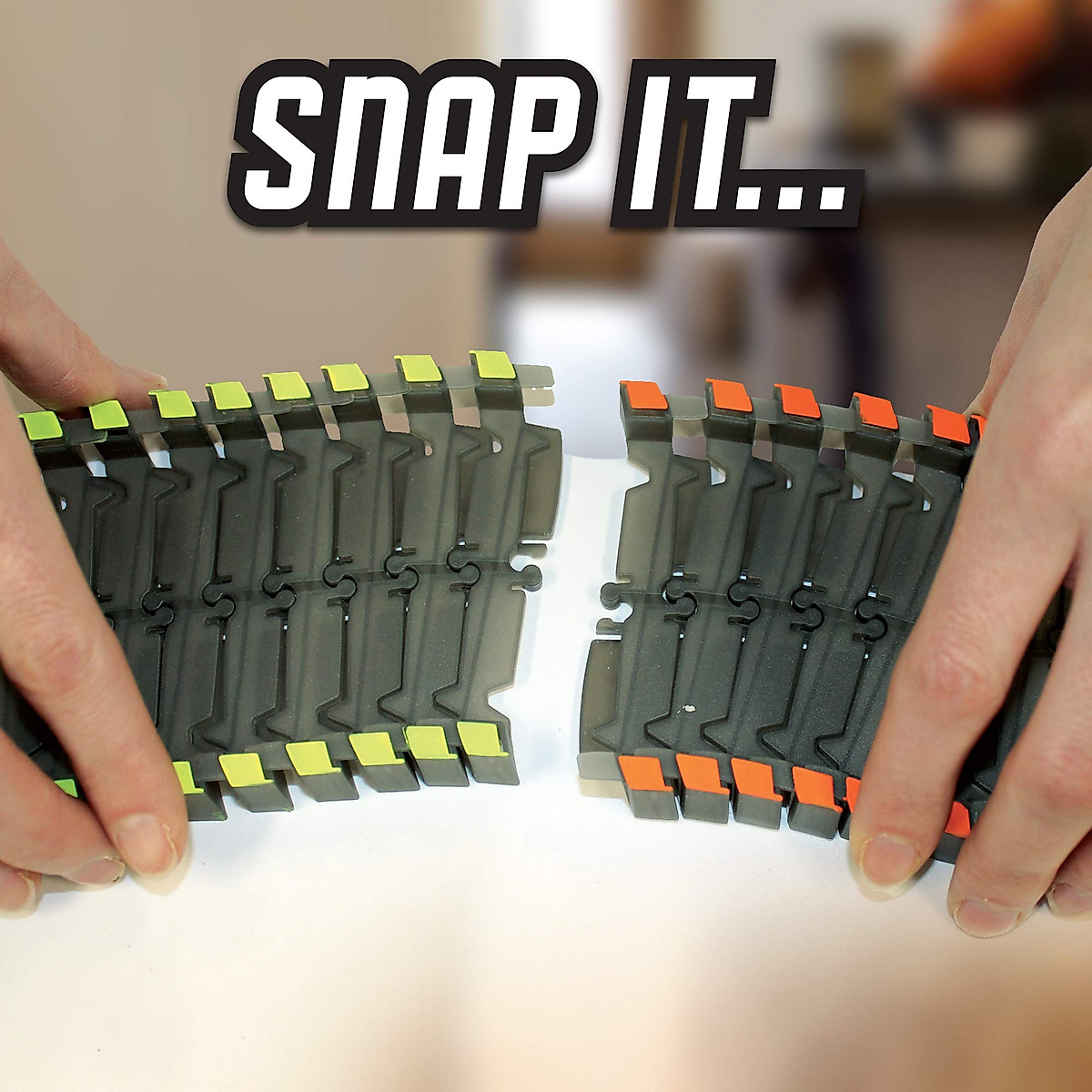 Ontel Magic Tracks Rocket Racers Remote Controlled Race Car vs Pace Car Track Set (MTRR-MC4/2)