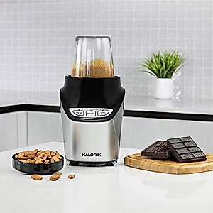 Kalorik NBL 43216 BK 8-Piece Nutrition Blender Set, 1500 W Power, Black and Silver