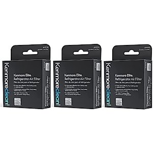 [9918 Filter OEM Mania] 469918 3-Pack Compatible with Kenmore Elite Air Filter Replacement for LG refrigerator air filter LT120F ADQ73214402, ADQ73214404, ADQ73214405