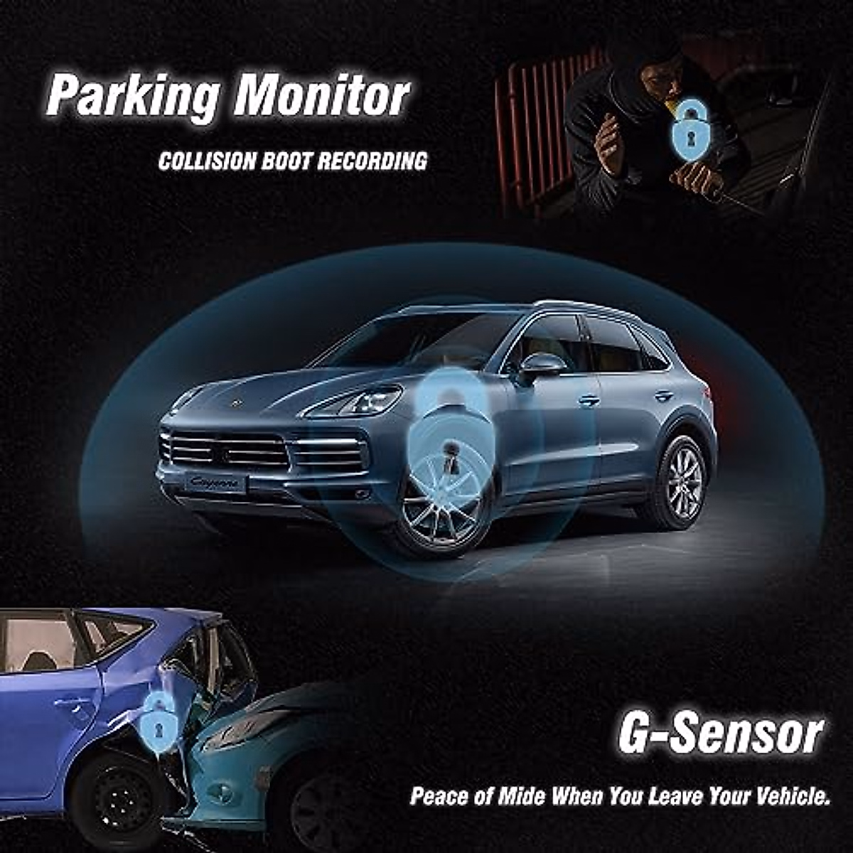 Dash Cam Front with Card Reader,X2 Dash Camera 1080P FHD 2.7 Inch Car Driving Recorder,170° Wide Angle,Car Dashcam with Parking Mode,Motion Detection,Loop Recording,Support TF 32GB Max