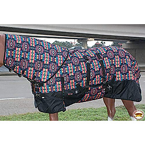 HILASON 1200D Ripstop Waterproof Turnout Winter Horse Blanket Neck Cover - 72 Inches | Horse Blanket | Horse Blankets for Winter Waterproof | Horse Turnout Blanket | Horse Turnout