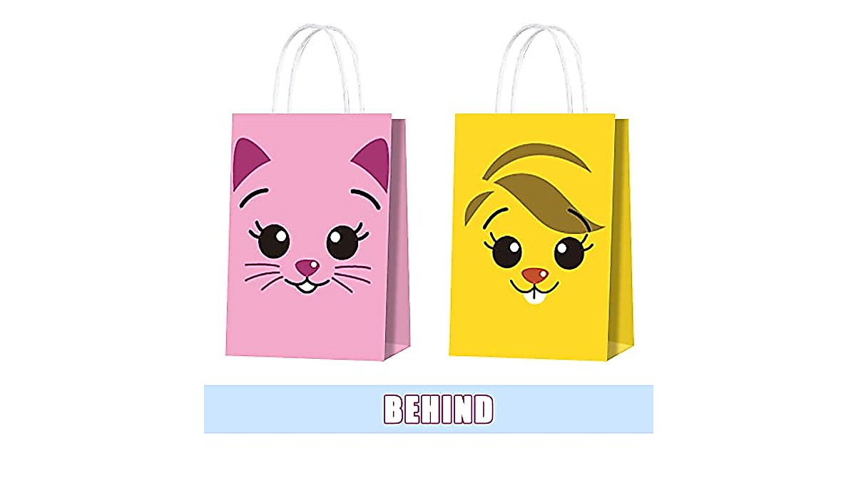 Yizeda 16 Pcs Blim Blim Party Gift Bags for Kids Birthday Gifts