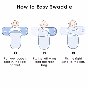 ZIGJOY Swaddle Blanket Cotton Knit Baby Wrap,1.0 Tog Newborn Wearable Swaddle Sleep Sacks，Adjustable 2 Pack Infant Sleep Sack for Baby Boy Girl（0-3Months Baby Green）