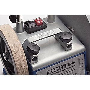 Tormek T-4 – Compact Water Cooled Sharpening System for Edge Tools – US Version – English Handbook
