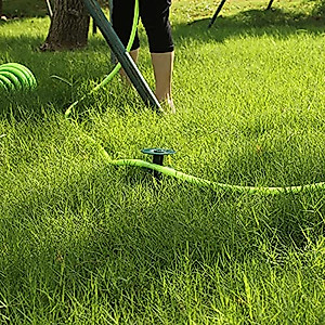 MCDSAJ 3 Pcs Garden Hose Guide Stake,Lawn Hose Support Long Metal Spike,Rust Sturdy Metal Stake for Garden Lawn Yard Antique Metal Hose Guard Stakes (210429XA01-3-10001-1454363451)