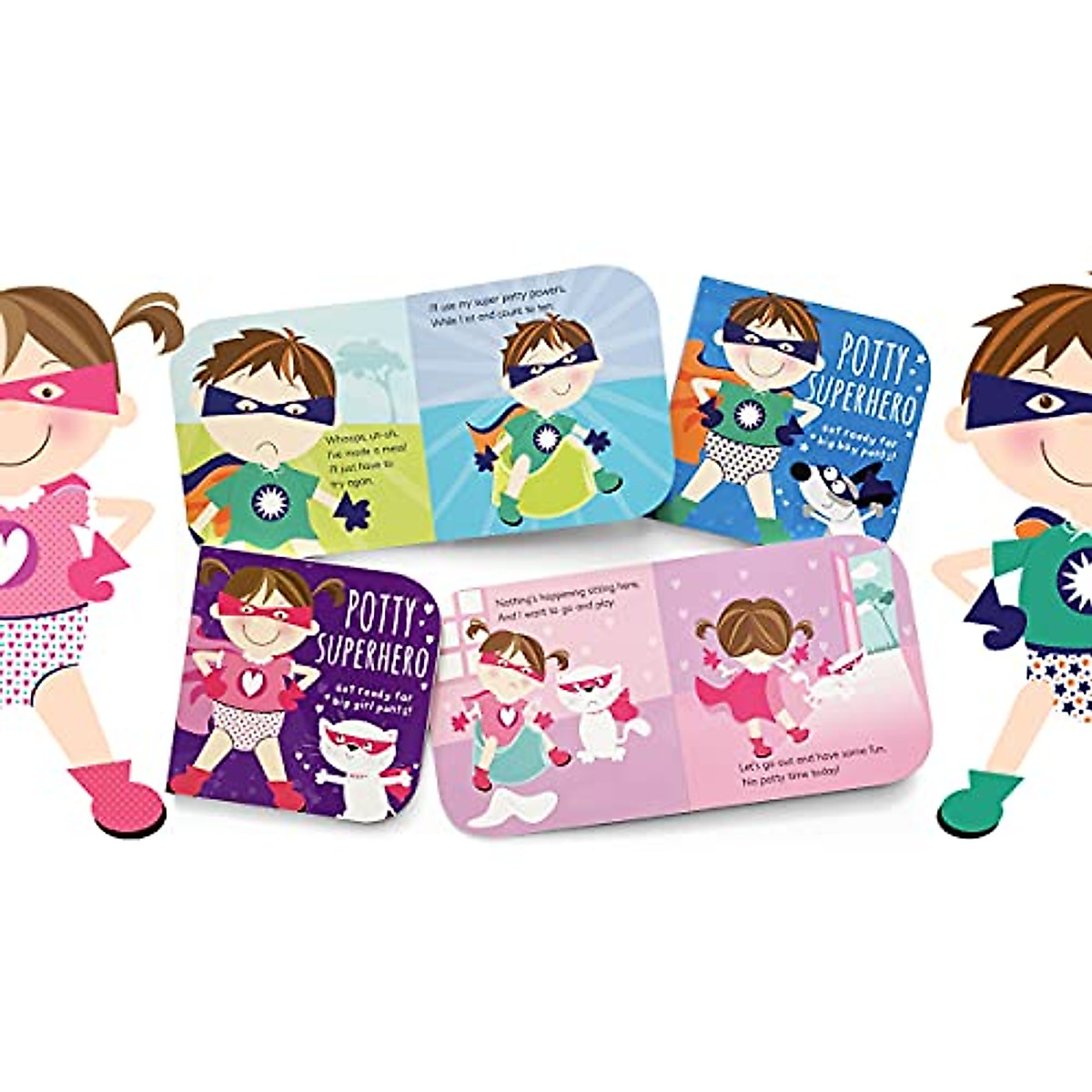 Potty Superhero: Get Ready For Big Girl Pants! Children's Potty Training Board Book