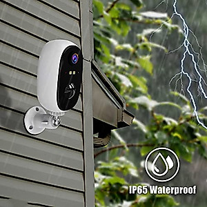 Spazvolv Outdoor Security Camera,2K Wireless Cameras for Home Security, Spotlight Siren Alarm Rechargeable Battery Cam, Color Night Vision, PIR Motion Detection, 2 Way Talk, IP65 Waterproof,SD/Cloud
