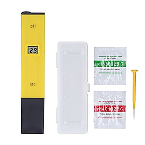 PH Tester, Accurate Measurement 0.00 to 14.00ph Resistant Probe PH Analyzer for Pool