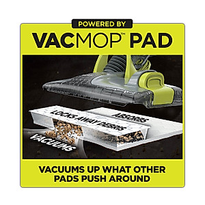 Shark VACMOP Cordless Hard Floor Vacuum Mop with Disposable VACMOP Pad, VM200