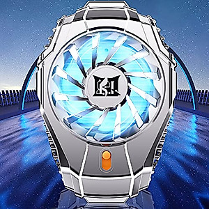 ENZZ Mobile Phone, Anti Slip Phone Semiconductor Noise Reduction Small ABS Silicone for Electronic Sports for Game Lover (Silver)