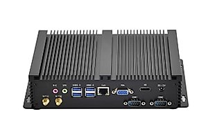 IDEARACE Powerful Industrial Mini PC, i5 8th Gen. 4 Cores CPU, 16GB DDR4 RAM 512GB SSD, 2xCOM RS232, 4xUSB 3.0, HD, VGA, Dual Monitor Support