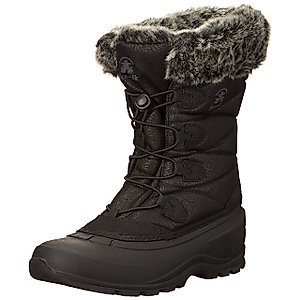 Kamik Women's Momentum 3 Insulated Winter Boots,Black,8