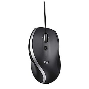 Logitech M500s Advanced Corded Mouse with Advanced Hyper-fast Scrolling & Tilt, Customizable Buttons, High Precision Tracking with DPI Switch, USB plug & play