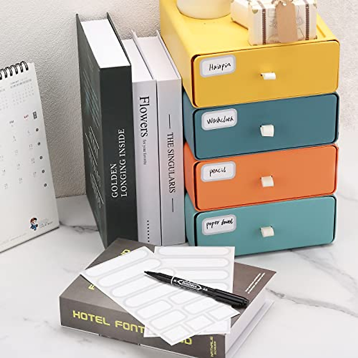 245pcs Home Laundry Cleaning Linens Printed Labels Minimalist Kitchen Bathroom Labels for Storage Easy Read - Writable Waterproof Labels Stickers with Pen(Jars not Included )