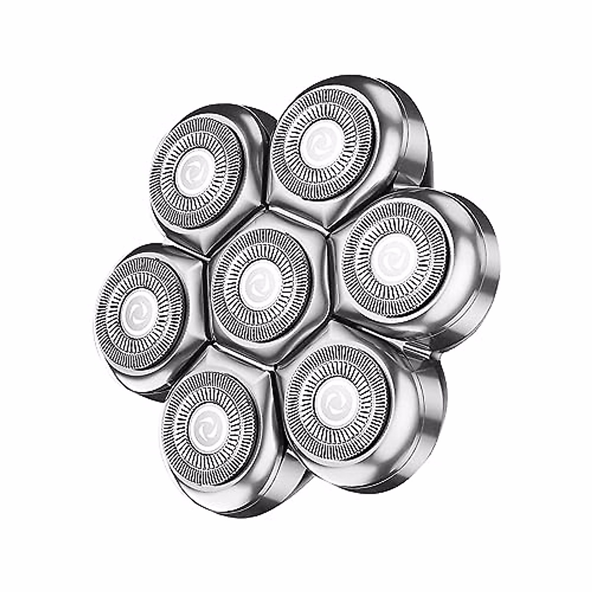 Magnetic Head Shavers for Bald Men, 5-in-1 Cordless Electric Head Shavers with Beard Nose Hair Trimmer & Head Shaver Replacement Heads