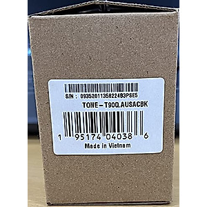 LG TONE Free True Wireless Bluetooth Earbuds T90 - Adaptive Active Noise Cancelling Earbuds with Dolby Atmos, Black, Small