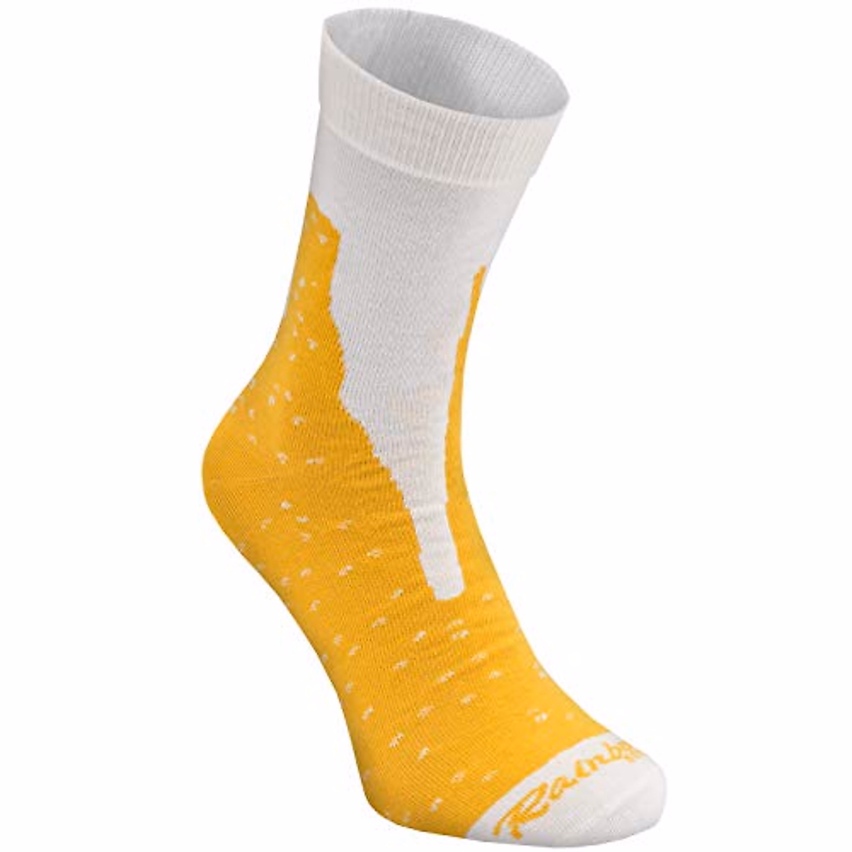 Rainbow Socks - Men Women Funny Beer Can Socks - 1 Pair - Size US 5.5-9 EU 36-40