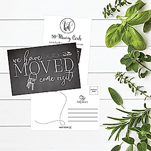 Set of 50 We've Moved Postcards, Change of New Address Moving Announcements, House Warming Gifts, Weve Moved Cards, We Have Just Moved Note Cards, Pack of Real Estate Home Postcard Announcement