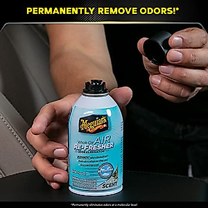 Meguiar's G16402 Whole Car Air Re-Fresher Odor Eliminator Mist, New Car Scent, 2 Fluid Ounces
