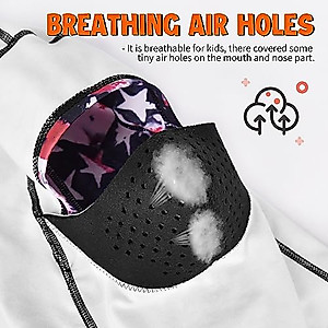 Botack Kids Ski Mask, Winter Warm Breathable Balaclava Face Mask for Boys Girls Snowboarding Snow Sports