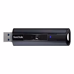 SanDisk 1TB Extreme PRO Flash Drive USB 3.2 Solid State Drive for Computers, Laptops - High Speed 420MB/s Read Speed 380MB/s Write (SDCZ880-1T00-G46) Bundle with (1) Everything But Stromboli Lanyard