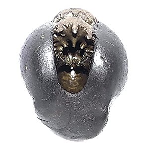 Rudrakshguru Wooden Bhuvaneshwari Shaligram (Black, 2.50 x 2-inch)