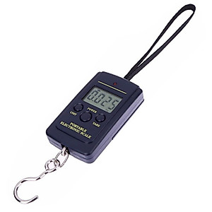 LCD Digital Display Weight Electronic Scale, Digital Hanging Fishing Weight, Portable Luggage Scale for Home and Outdoor, Mini Electronic Balance, Digital Fishing Hanging Hook Scale