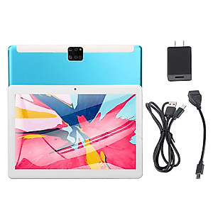 HD Tablet, Rear 16MP 10.1in Tablet Dual Frequency 100 to 240V for Business (US Plug)