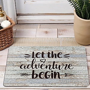 M-Qizi Camper RV Mat, 30 X 17 Inch Non-Slip RV Door Mat Camper Decorations for Inside, Plastic Door Mat, Camper Door Mat, RV for Inside, Camper Gifts